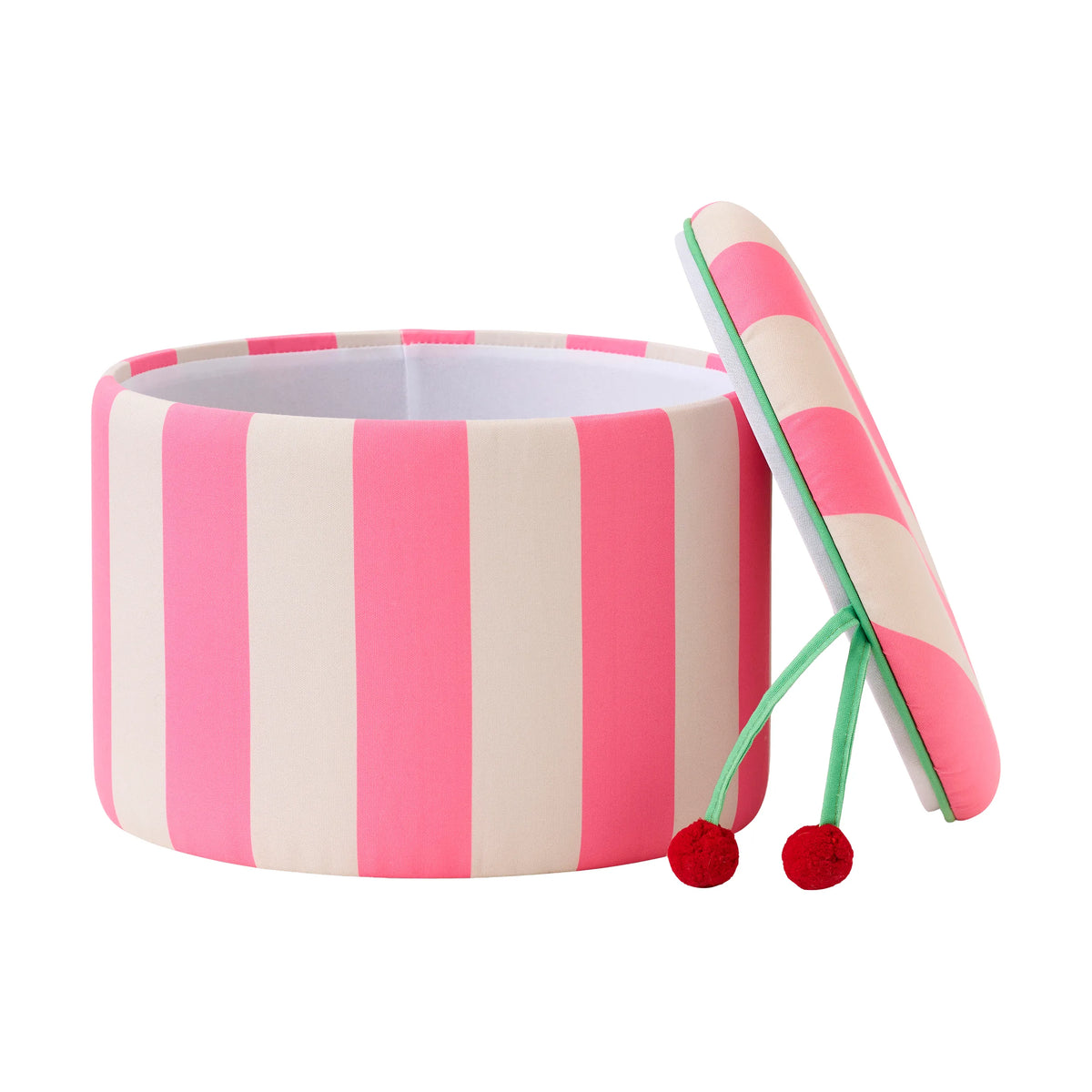 Pouffy cilinder with strage Pink, Kidsconcept